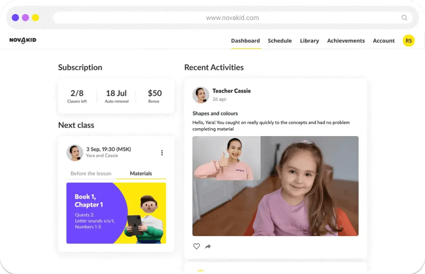 Online English classes for kids | English for children Online | Novakid